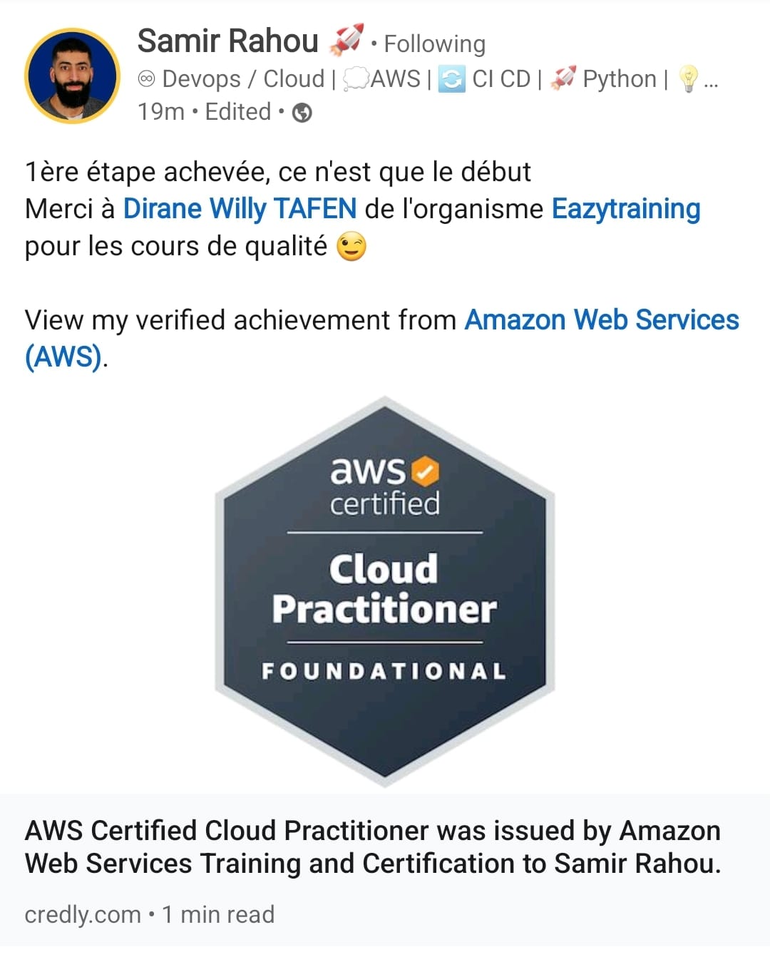 Bootcamp Certification Devops - EAZYTraining