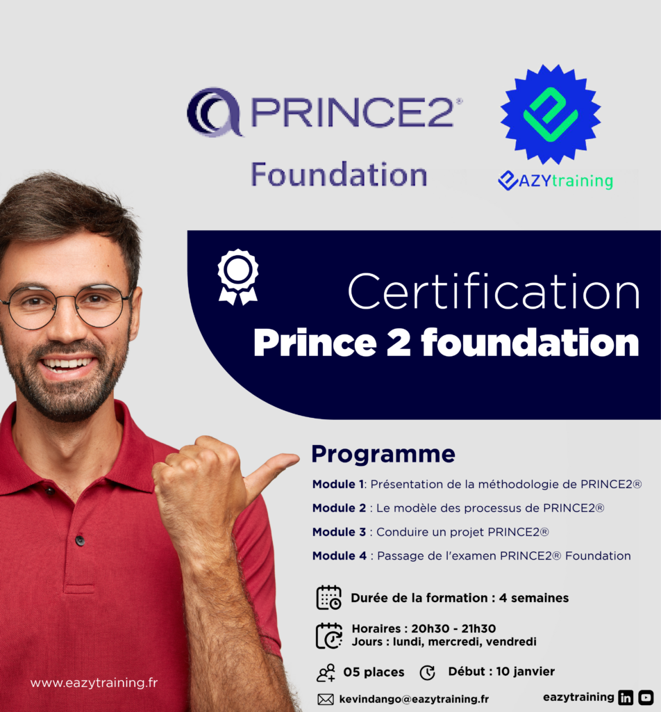 Formation et certification PRINCE2 Foundation - EAZYTraining